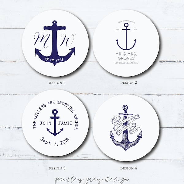 Nautical Coasters - Etsy