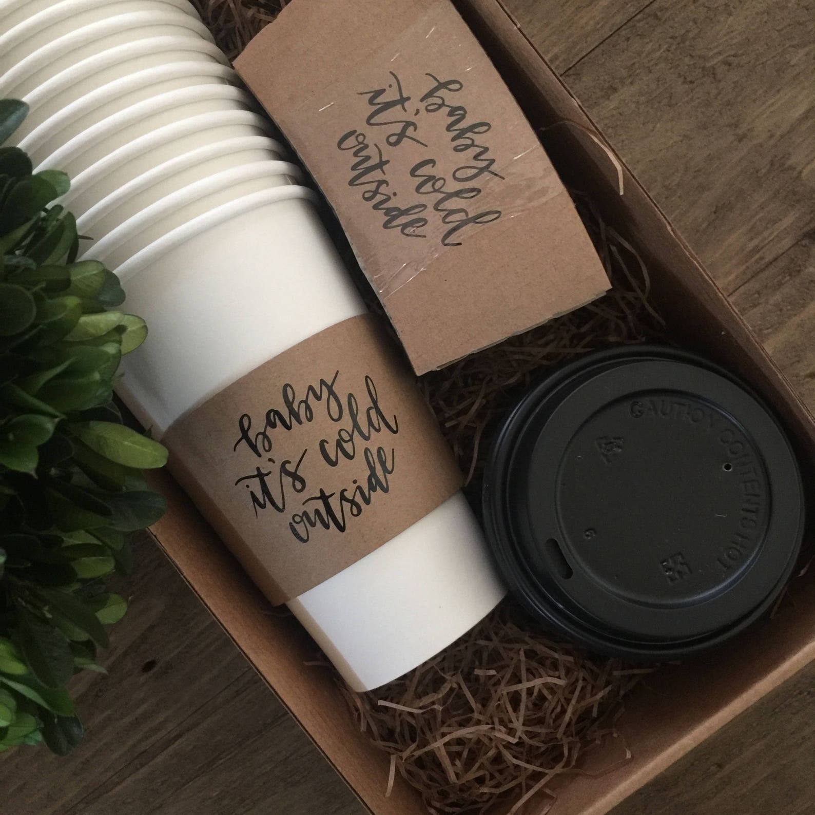 Holiday Variety Coffee Boxed Gift Sets Brown Kraft Sleeves | Etsy