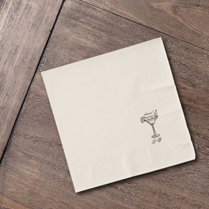 Custom Cocktail Napkins - Martini Margarita Choose Cocktail Beer ...