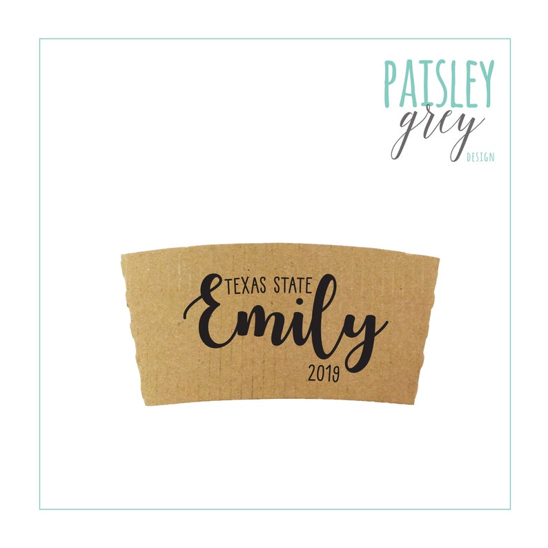 Natural Brown Kraft Coffee Sleeves Optional Sleeves Cups - Etsy