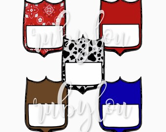 Rodeo back number | Etsy