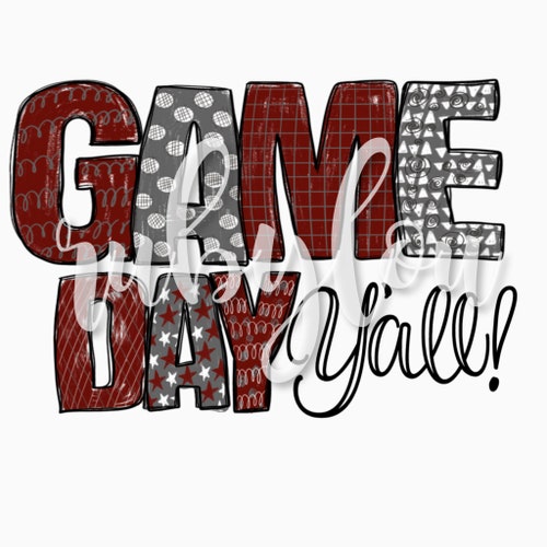 Game Day Sublimation Design Download | Etsy