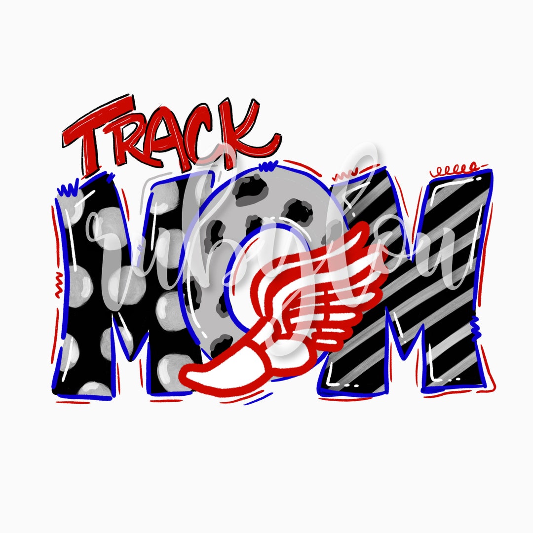 Track MOM Doodle Letters | Sublimation Design Hand Drawn I Printable ...