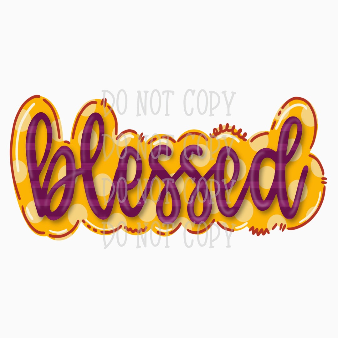 Blessed Doodle Digital Download Sublimation Thanksgiving Printable ...