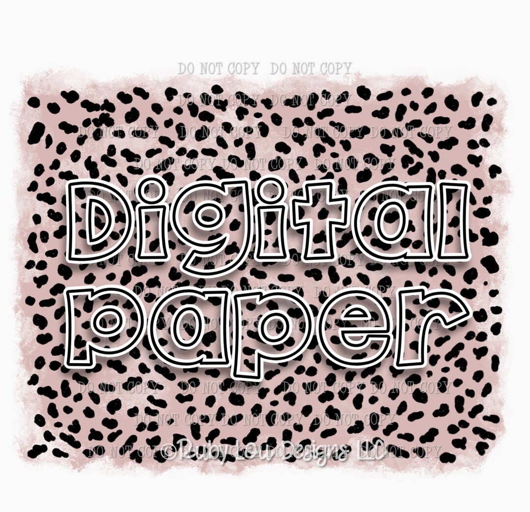 Cheetah Spots Digital Paper Background | Splatter | Bleached Shirts ...