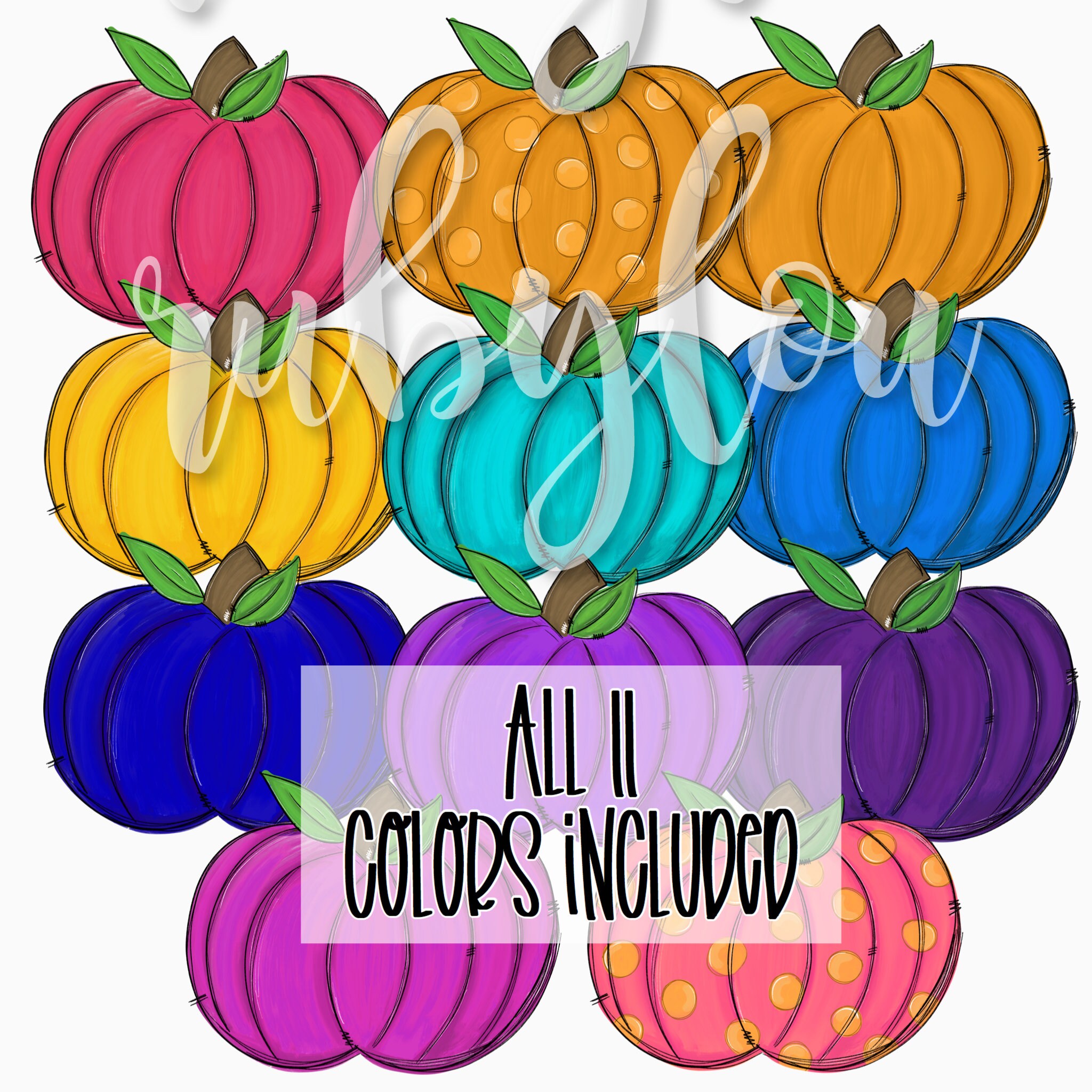 Pumpkin Patch BUNDLE digital download Digital File Editable and ...