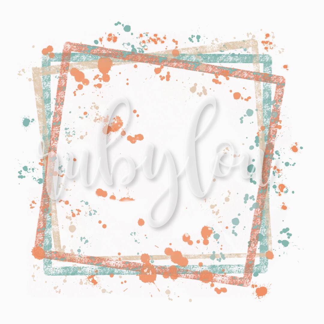 Paint Splatter Frame | Paint Splatters | Bleached Shirts Digital ...
