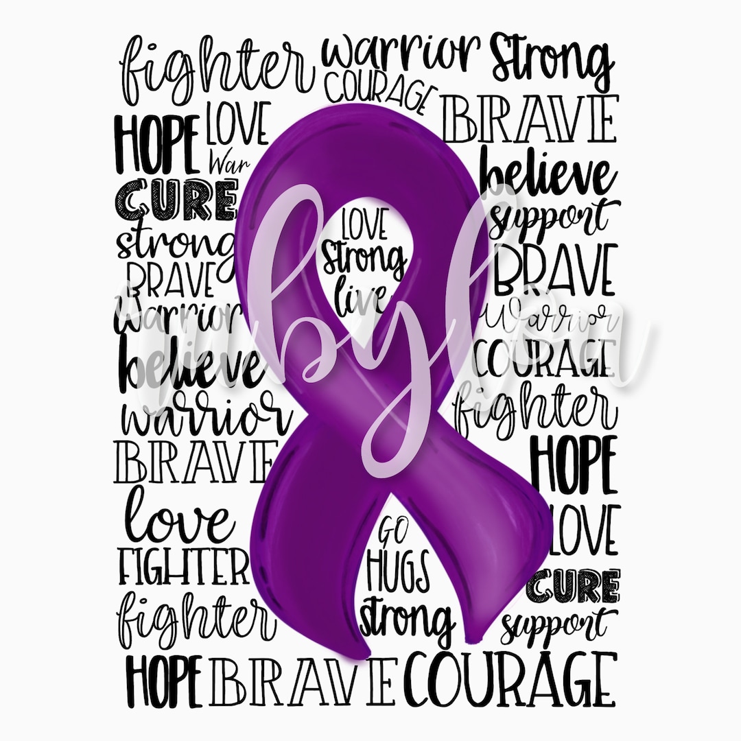 Epilepsy Awareness | Purple RIBBON | Digital Download || Sublimation ...