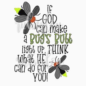 Firefly Lightning Bug Christian Quote PNG Hand Drawn - Etsy