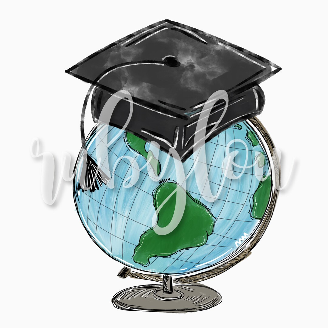 GRADUATION GLOBE Senior Graduate Class Digital Download - Etsy