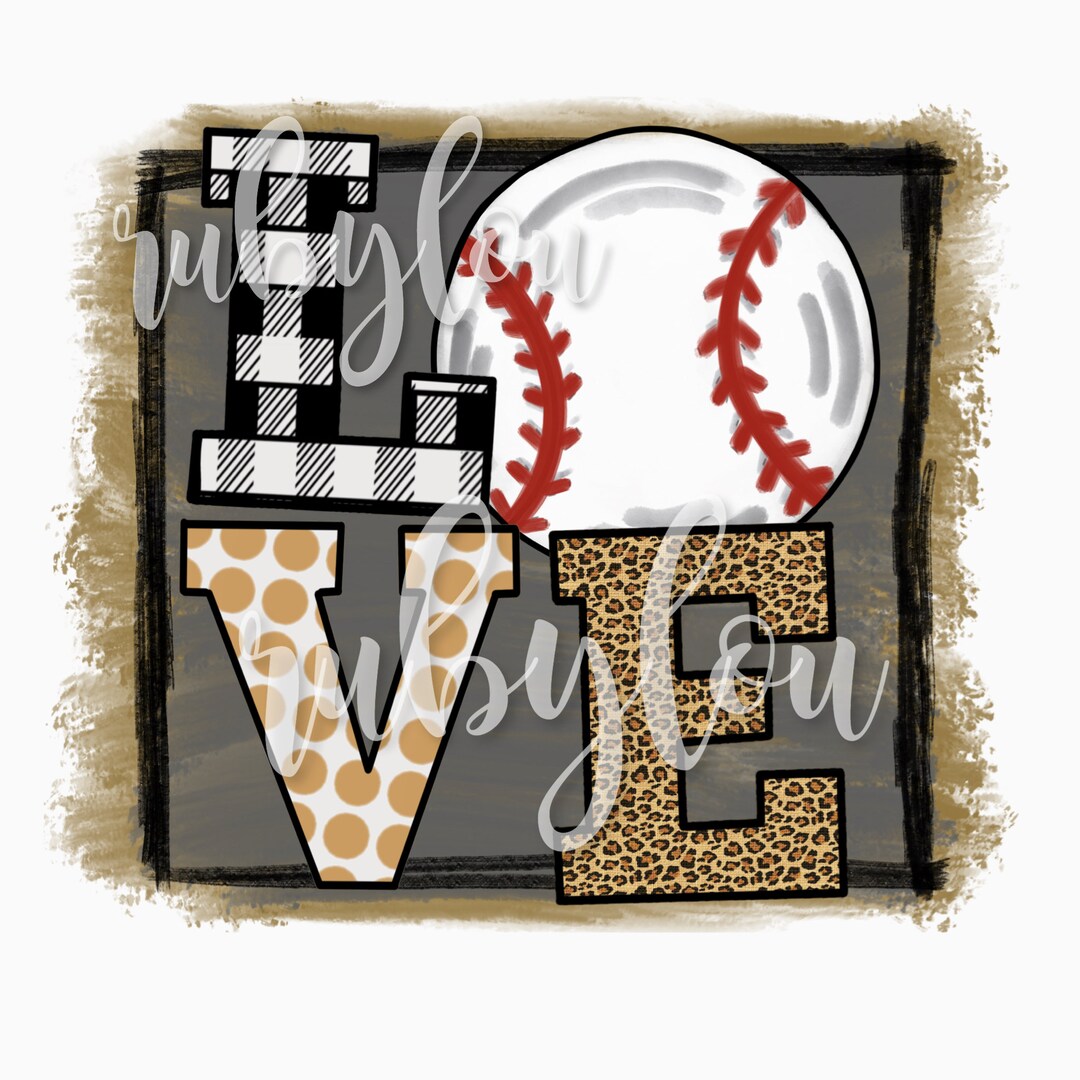 BASEBALL LOVE | Bundle Digital Download | Sublimation Design Hand ...