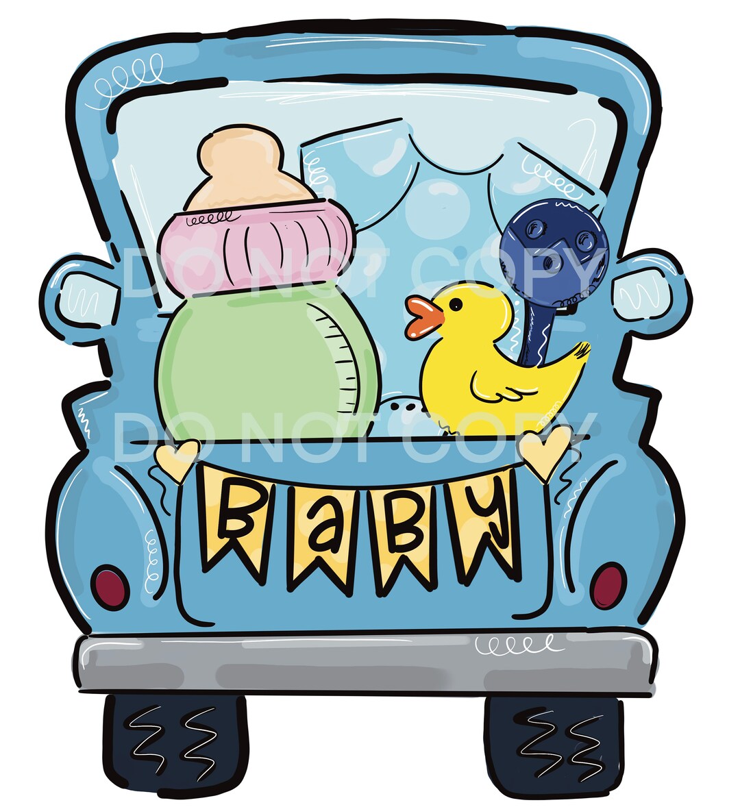 BABY BOY Truck | Digital Download || Vintage Truck || Blue I Printable ...