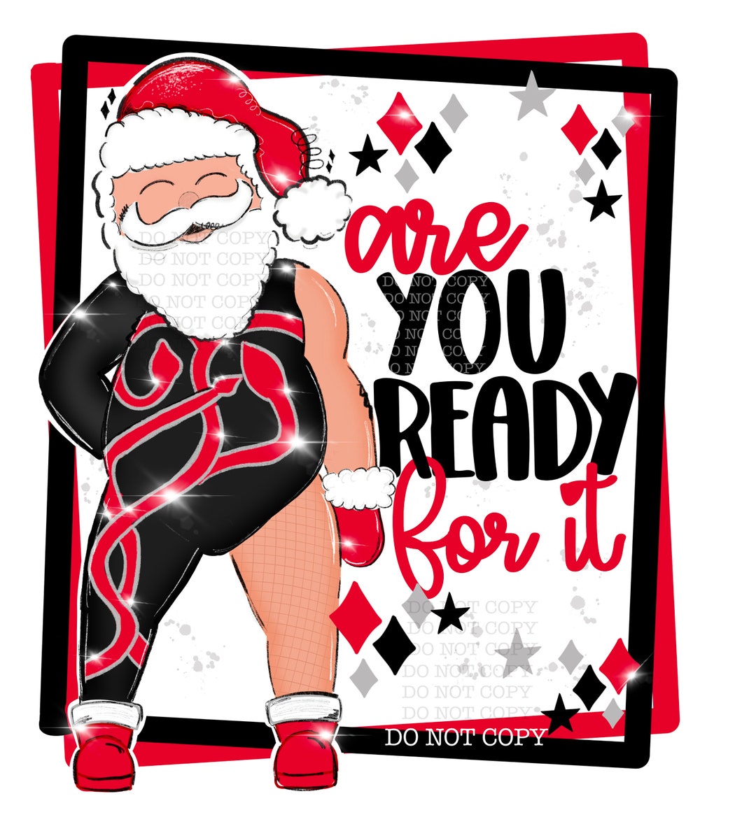 REPUTATION TV SANTA | Digital Download || Sublimation || Christmas ...