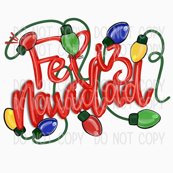 Feliz Navidad - Etsy