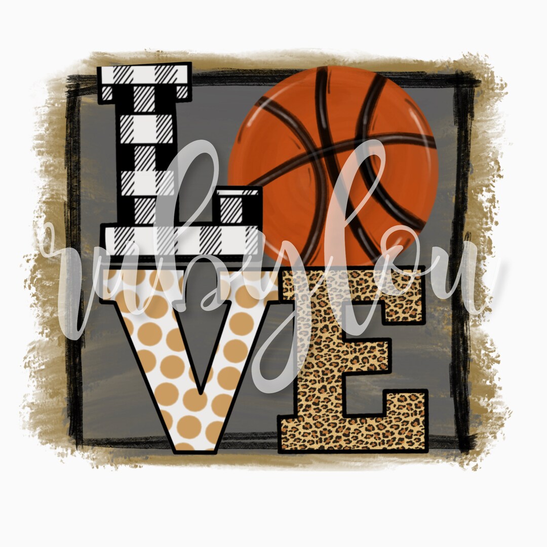 BASKETBALL LOVE Bundle | Digital Download | Sublimation Design Hand ...