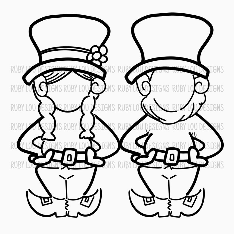 Leprechaun Girl Boy Faceless | Add Your Photo | Teacher Classroom Decor ...
