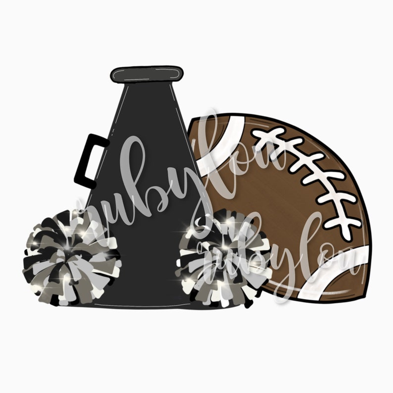 FOOTBALL Megaphone Digital Download PNGI Printable Artwork - Etsy