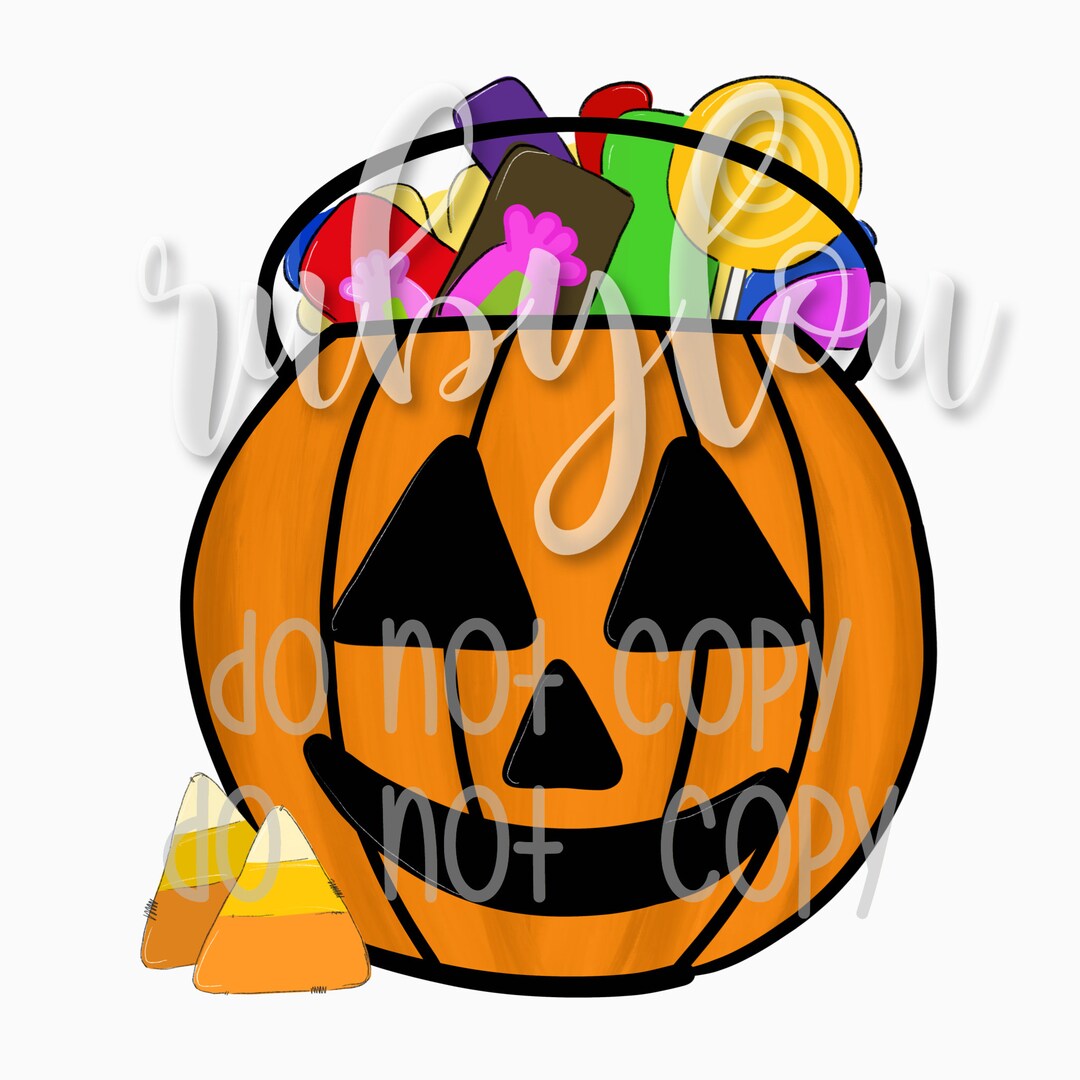 HALLOWEEN Trick or Treat Bucket | Digital Download || Pumpkin Candy 31 ...