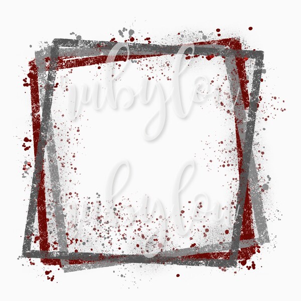 Maroon and Gray Paint Splatter - Etsy