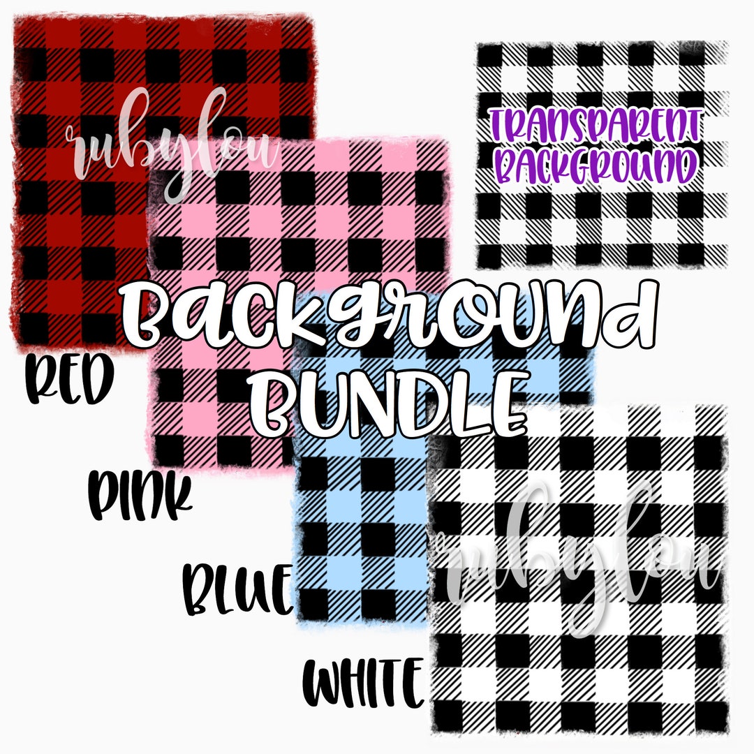 PNG BUFFALO PLAID Bundle | Digital Download || Frame || Assortedi ...