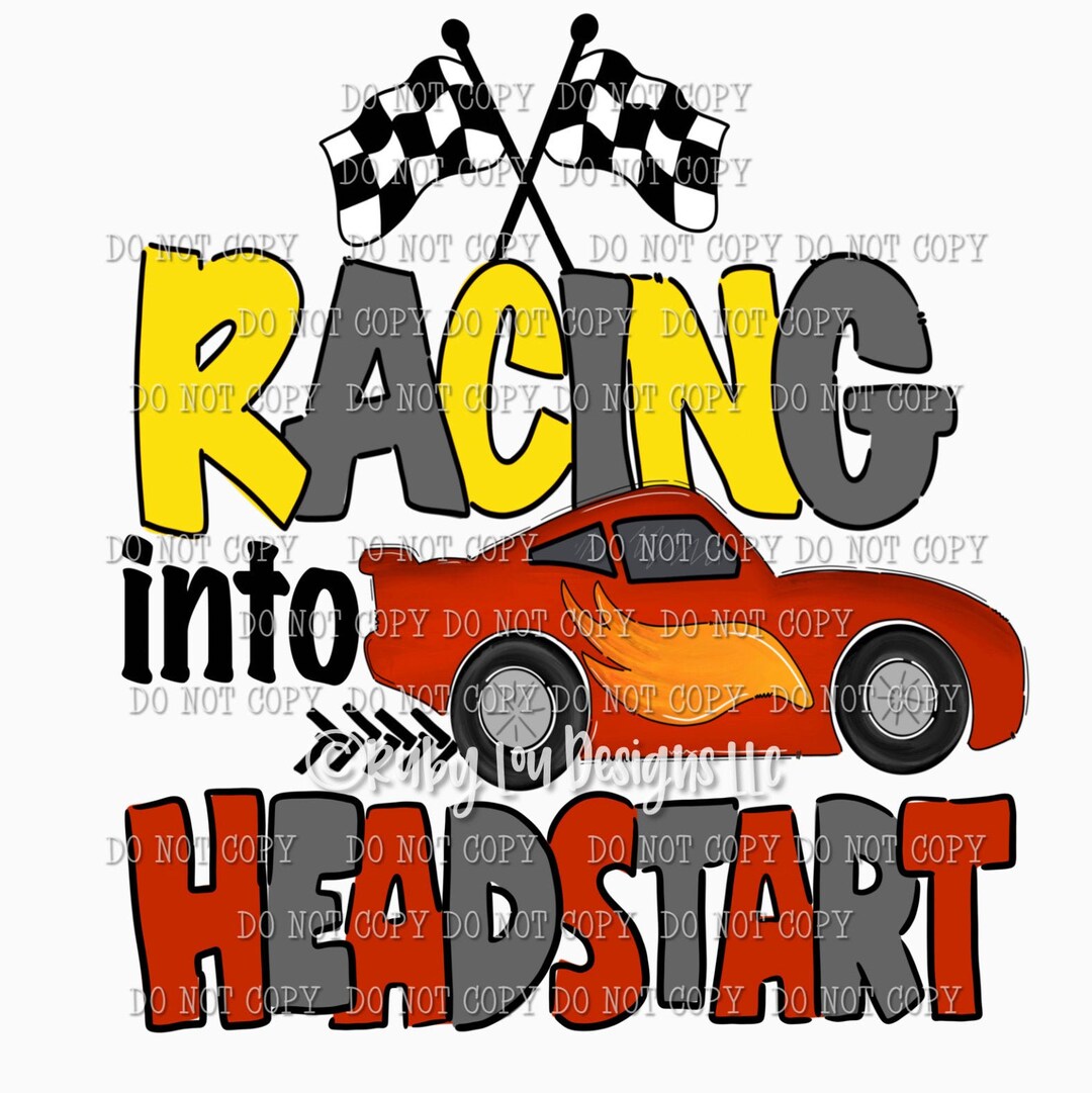 RACING Into Headstart | Hand Drawn PNG | Back to SCHOOL || Digital ...