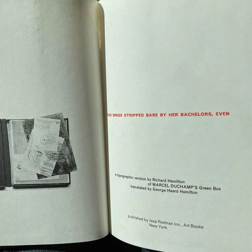 Marcel Duchamp the Bride Stripped Bare by Her Bachelors Even 1976 ...