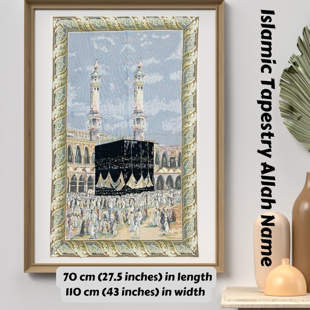 Kaaba, Masjid Al-haram Islamic Tapestry Wall Art Large Home Decor ...