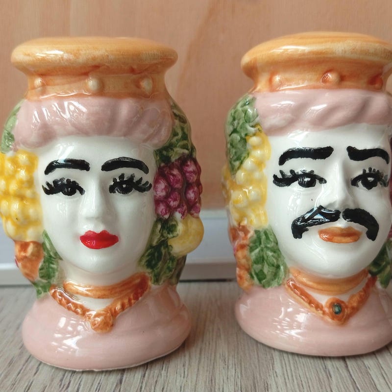 Sicilian Salt Shakers - Etsy