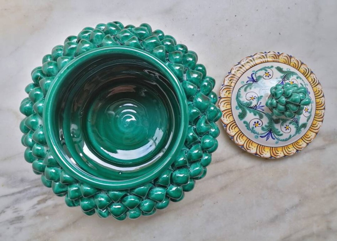 Pine Cone Candy Box/ Ceramic Jewelry Box - Etsy