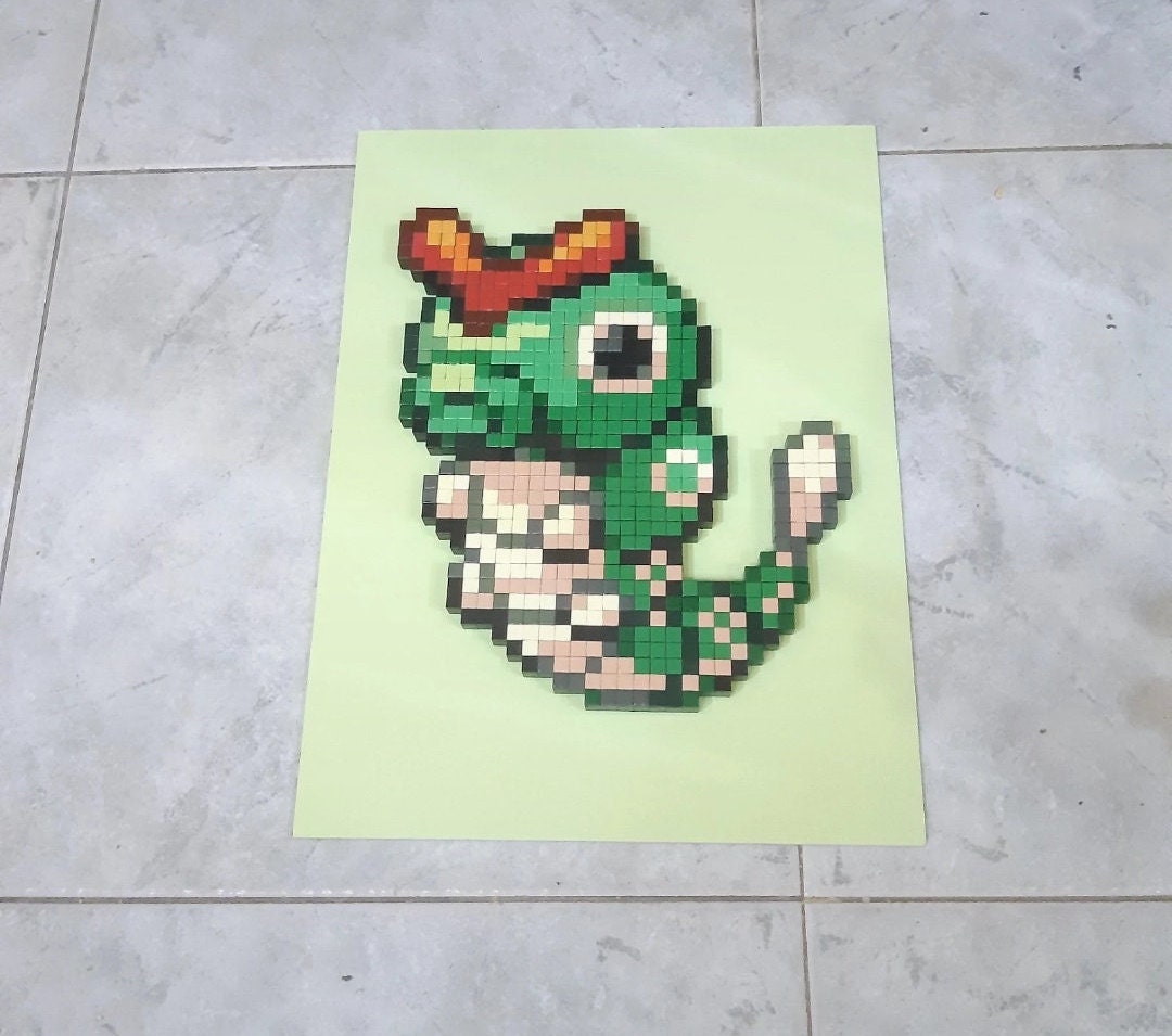 Pokemon Pixel Art Caterpie Charmander - Etsy