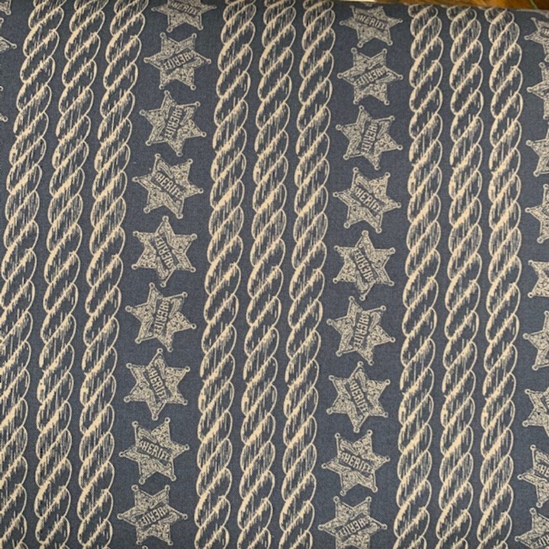 Sheriff / Western Rope this is More Blue Than Shown - Etsy