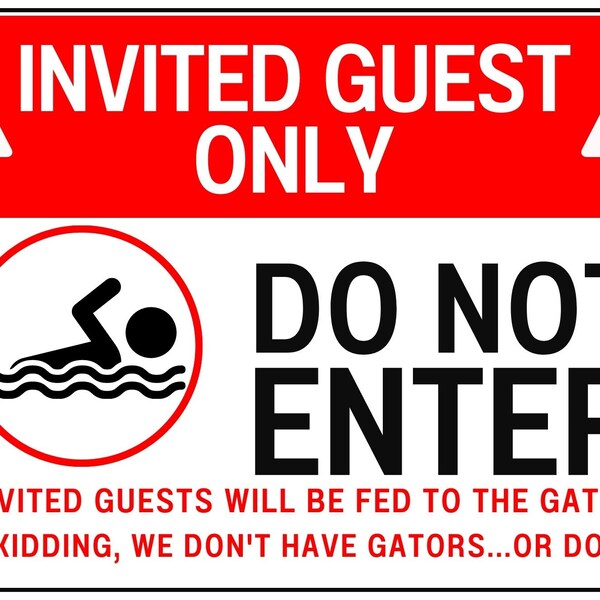 Private Party Signs - Etsy