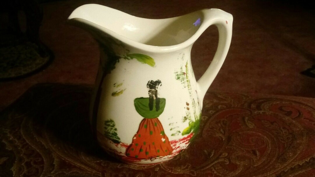Anfora Hand Painted Pitcher - Etsy
