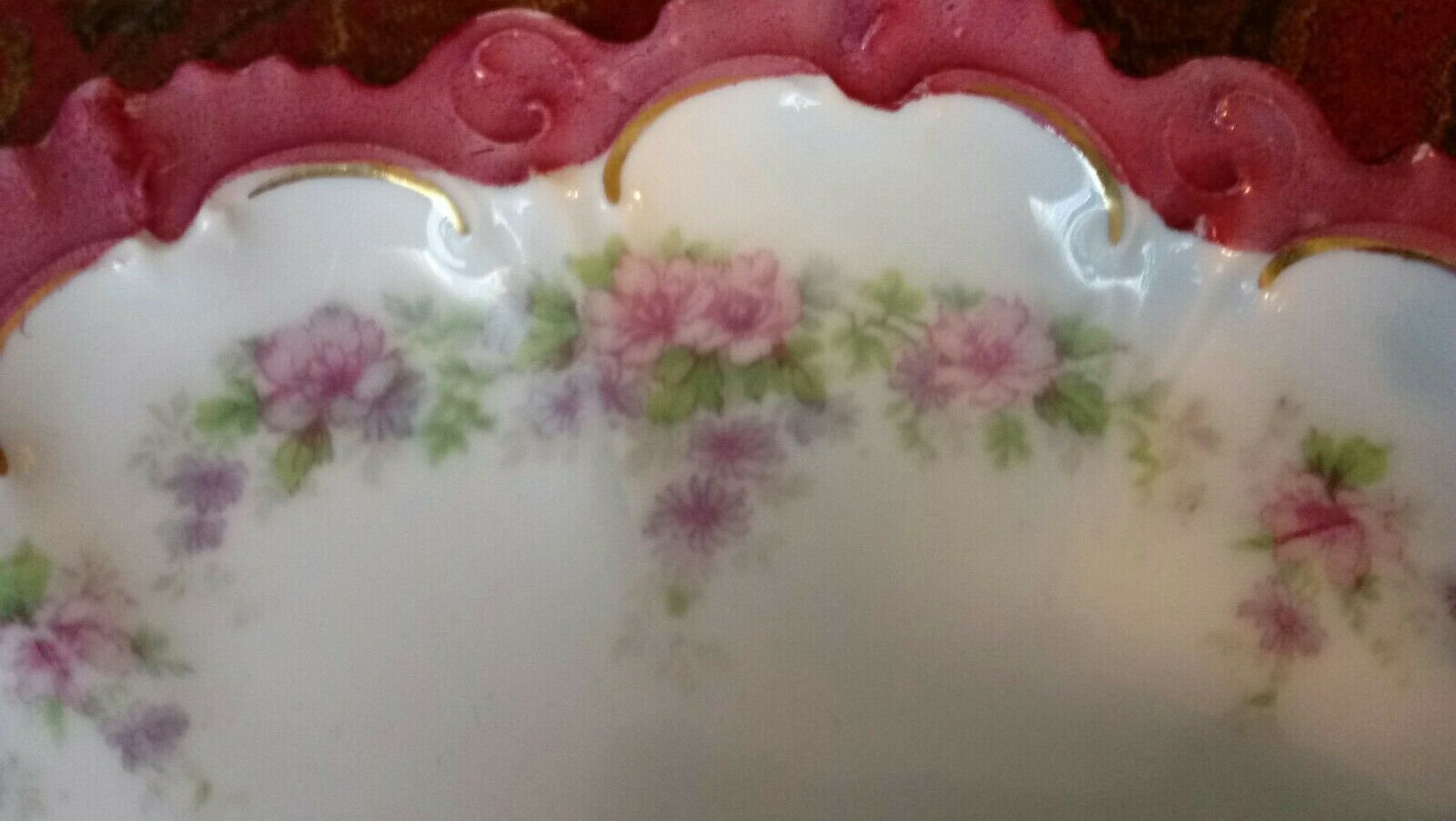 Antique MZ Austria Scalloped Bon-bon Plate - Etsy UK