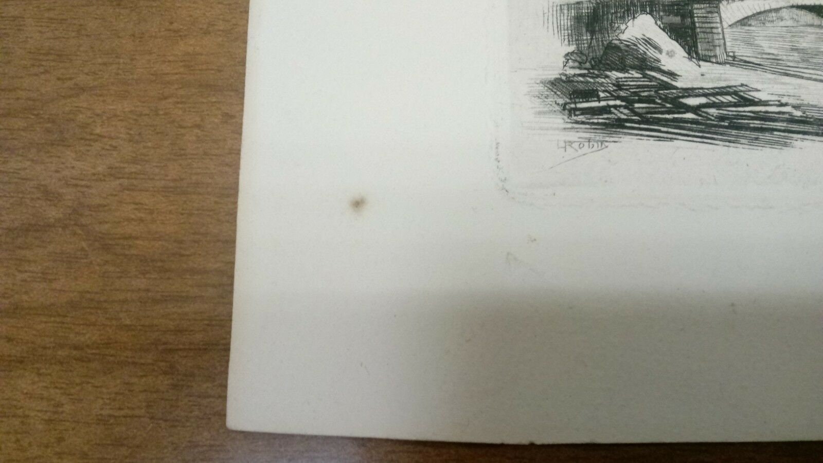 Pair of Antique Leopold Robin Etchings Rue Laffite and Notre Dame - Etsy
