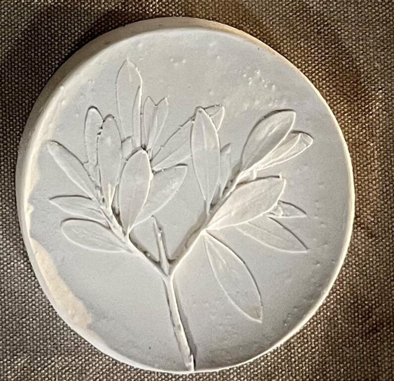 BAY – 6 Round 14mm Botanical Bas Relief - Etsy