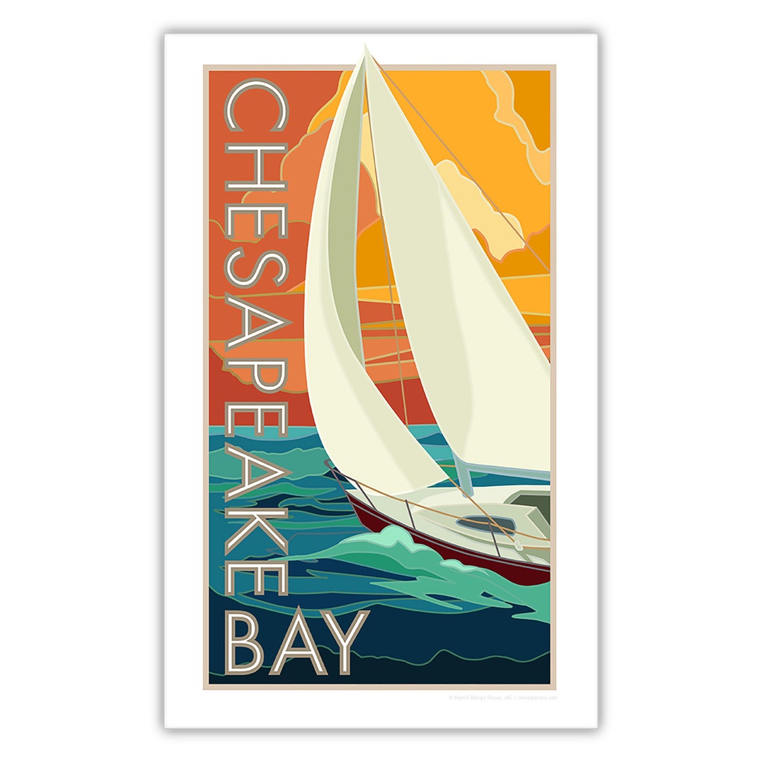 Chesapeake Bay Poster - Etsy