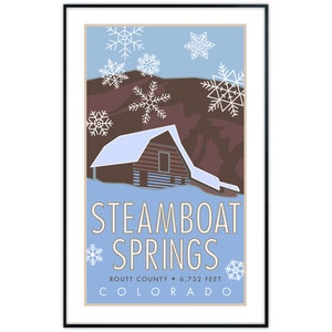 Steamboat Springs Colorado Poster - Etsy