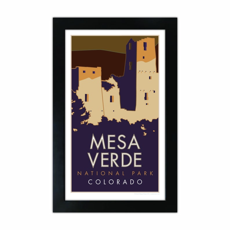 Mesa Verde National Park Poster - Etsy