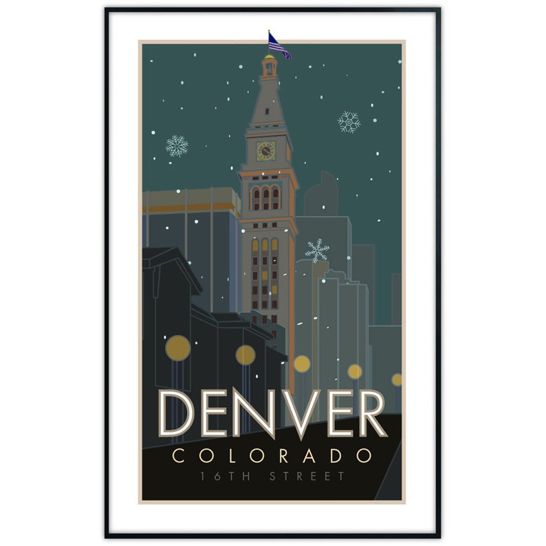 Denver Colorado Poster | Etsy