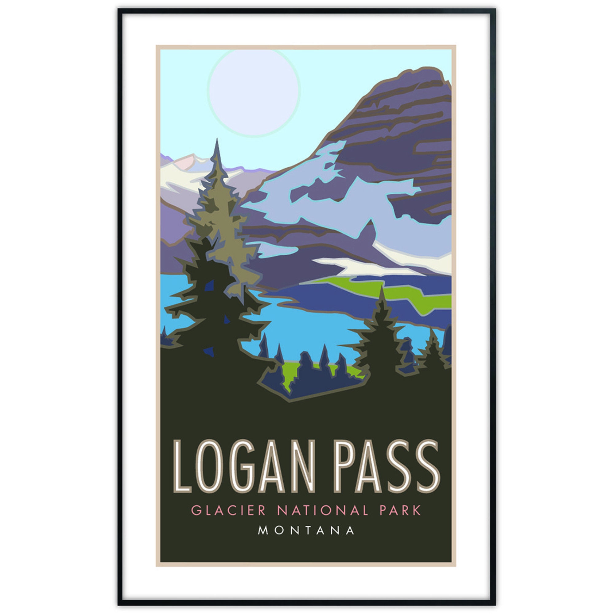 Logan Pass Glacier National Park - Etsy