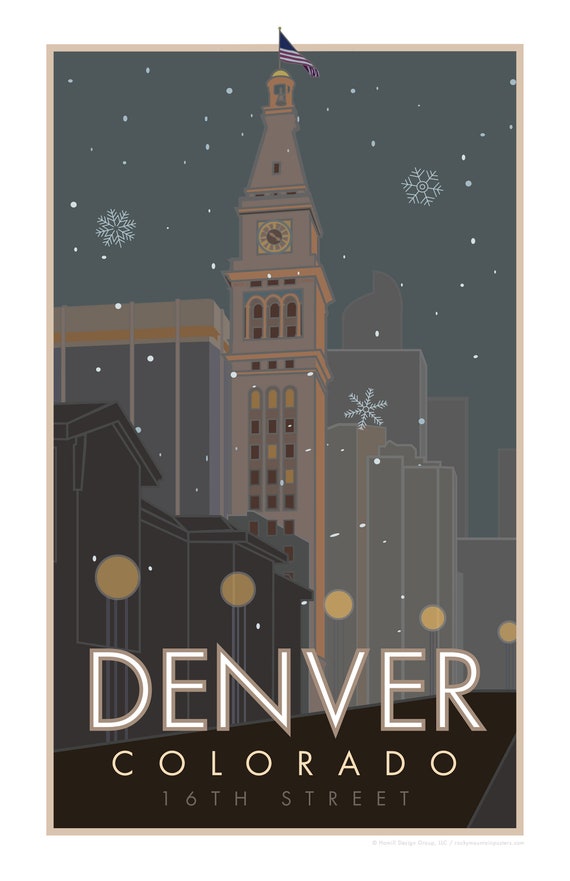 Denver Colorado Poster | Etsy