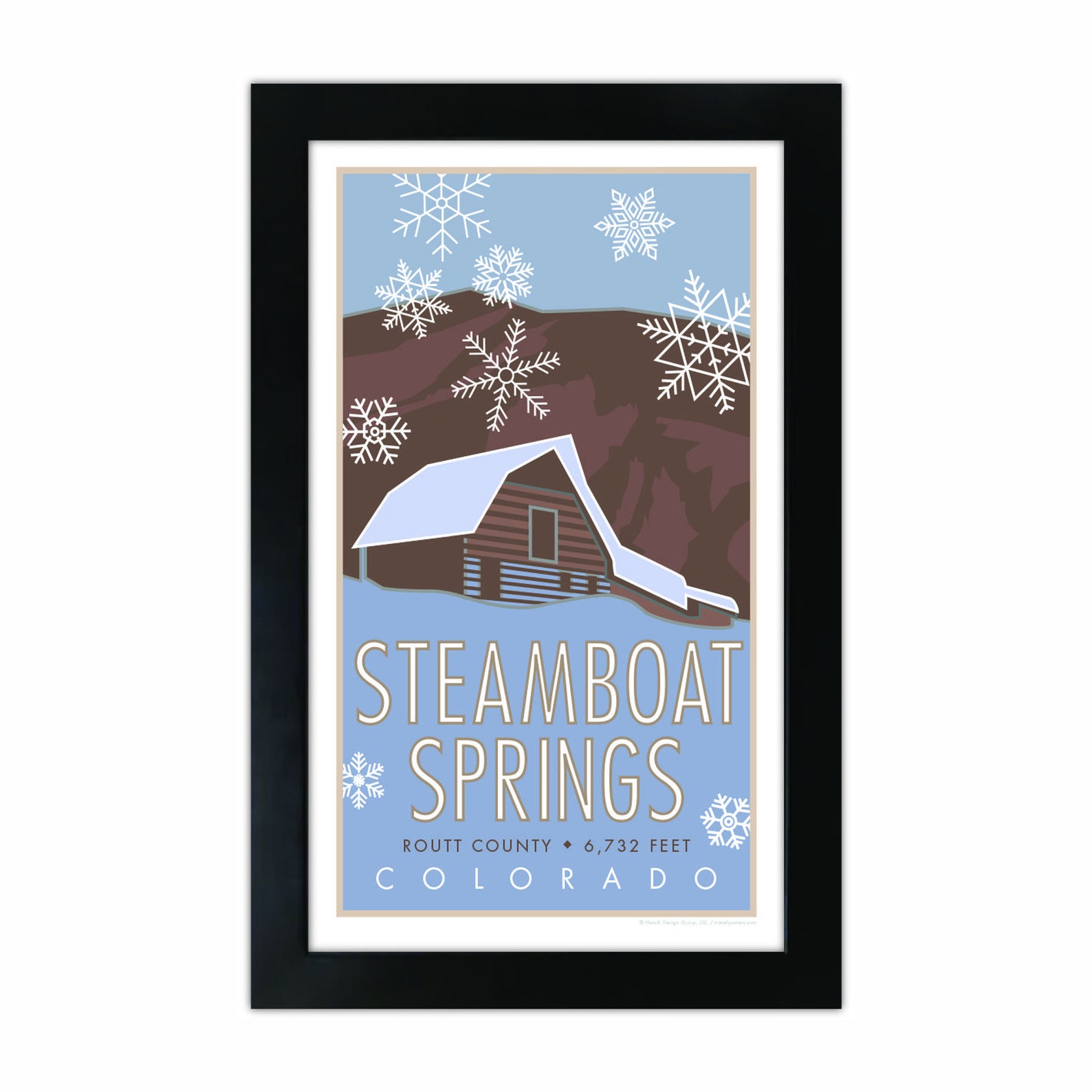 Steamboat Springs Colorado Poster | Etsy