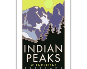 Ultra Prominent Peaks Map 11x14 Print 48 States - Etsy