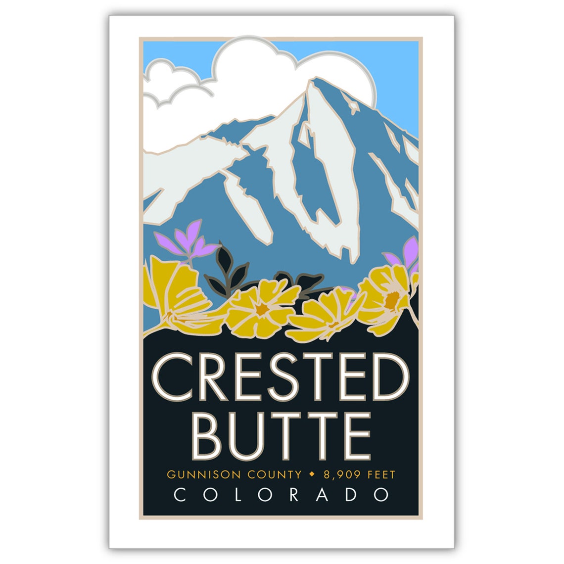 Crested Butte Colorado Poster - Etsy