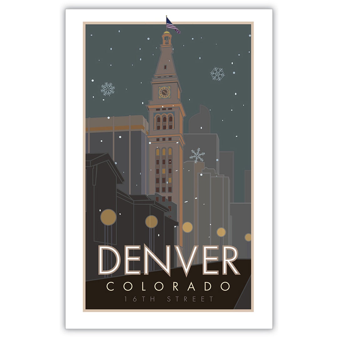 Denver Colorado Poster - Etsy