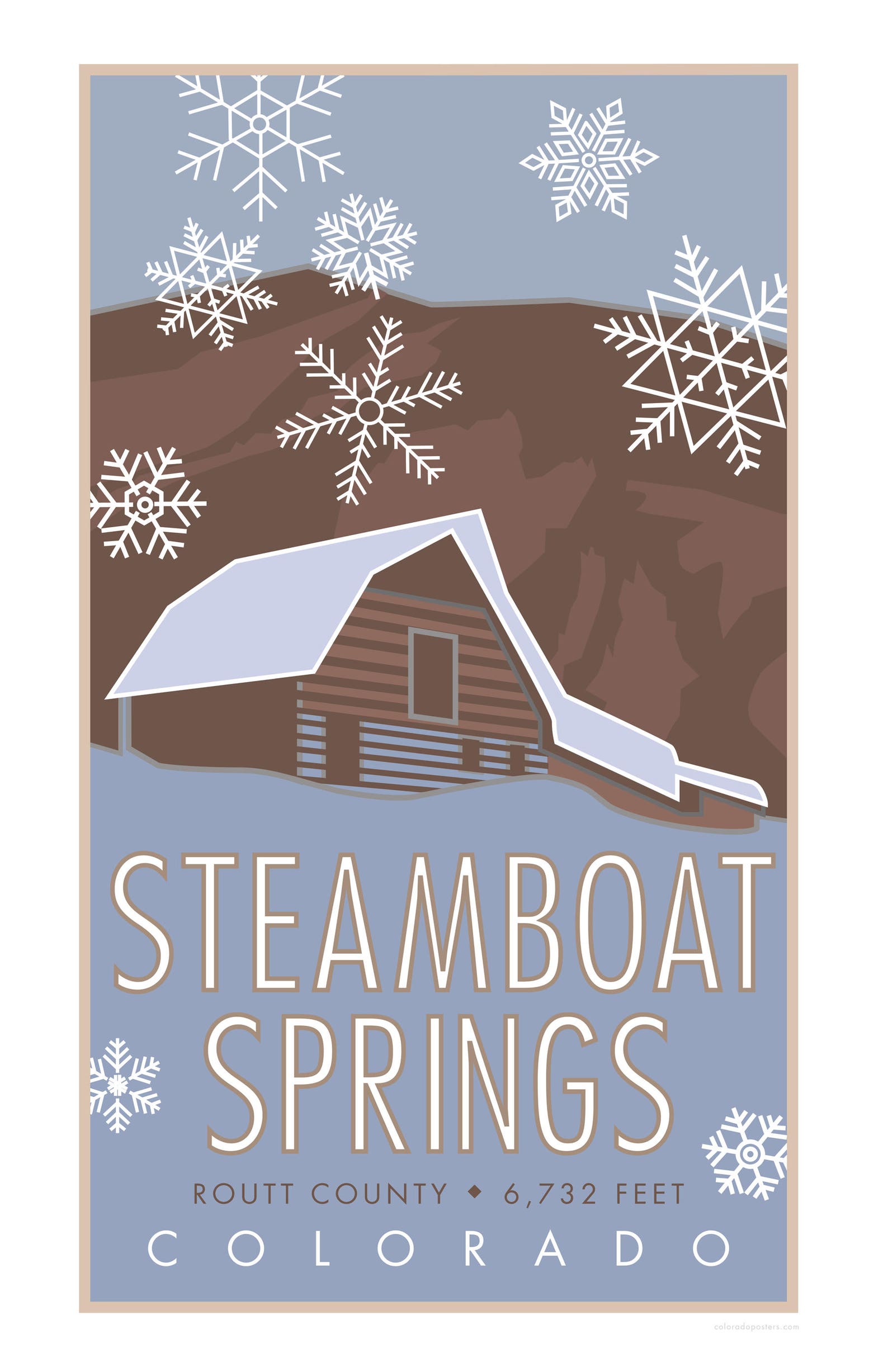 Steamboat Springs Colorado Poster | Etsy