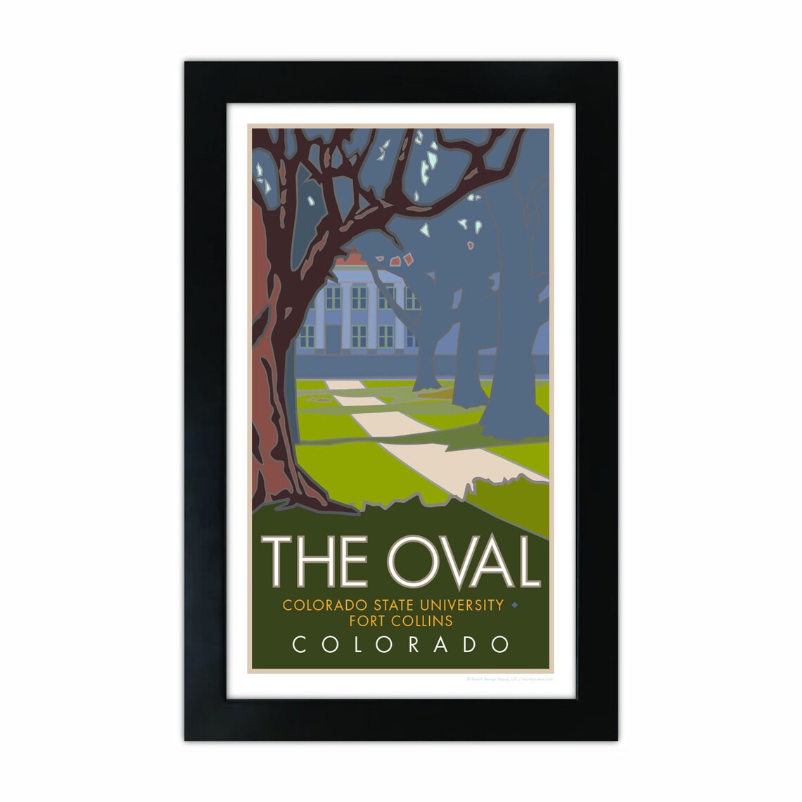 Colorado State University Oval | Etsy