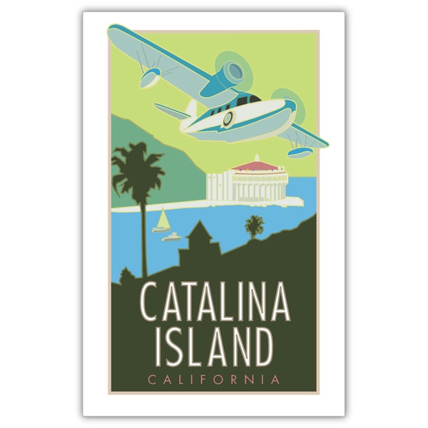 Catalina Island Poster - Etsy