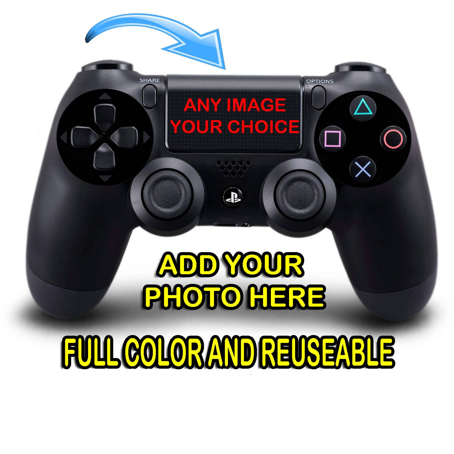 Personalized Playstation 4 PS4 Controller Custom Touchpad Full | Etsy